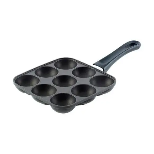 SCANPAN Classic Aebleskiver Puff Dumpling Pan - Black