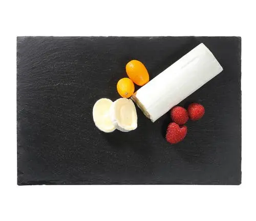 CILIO Slate Serving Board For Cheese And Appetizers, Round
