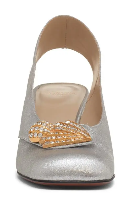 Valentino Garavani Adamantine Slingback Pump - Silver