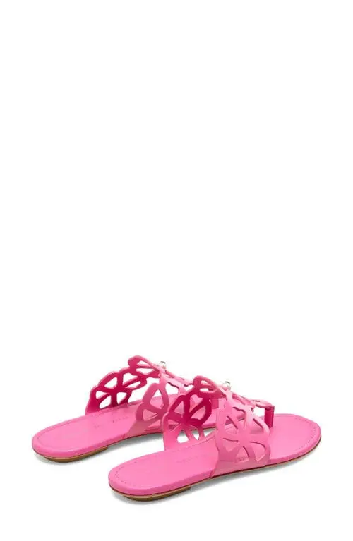 STUART WEITZMAN Jasmine Cutout Sandals - Berry Punch