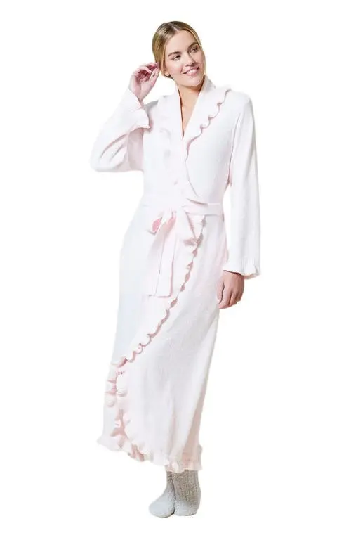 SOFTIES Ruffle Chenille Robe - Light Pink