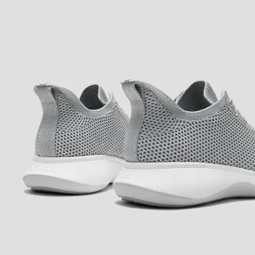 Vivaia Sneaker Sliders In Mesh - Light Grey