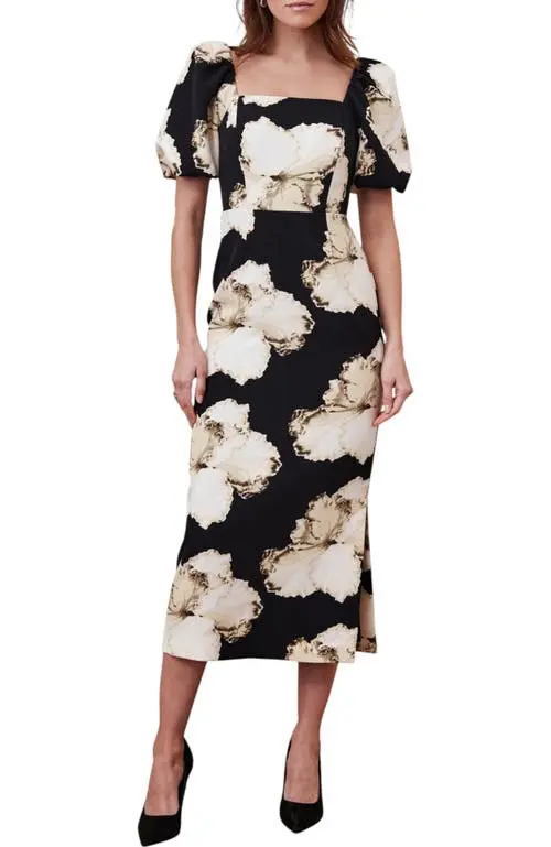 Mint Velvet Printed Midi Dress