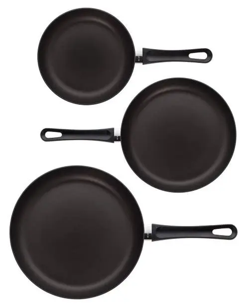 SCANPAN Classic 3-piece Skillet Set - Black