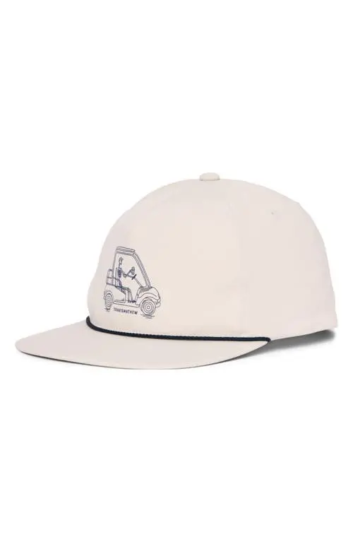 Travis Mathew Lost Mapes Snapback Cap - Moonbeam