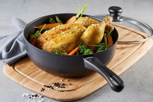 SCANPAN Classic 4 Quart Deep Saute Pan With Lid