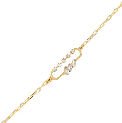 MAZIN JEWELS Alice Chain Bracelet - Gold