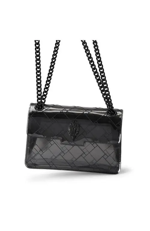 Kurt Geiger Mini Kensington Drench Vinyl Convertible Crossbody Bag