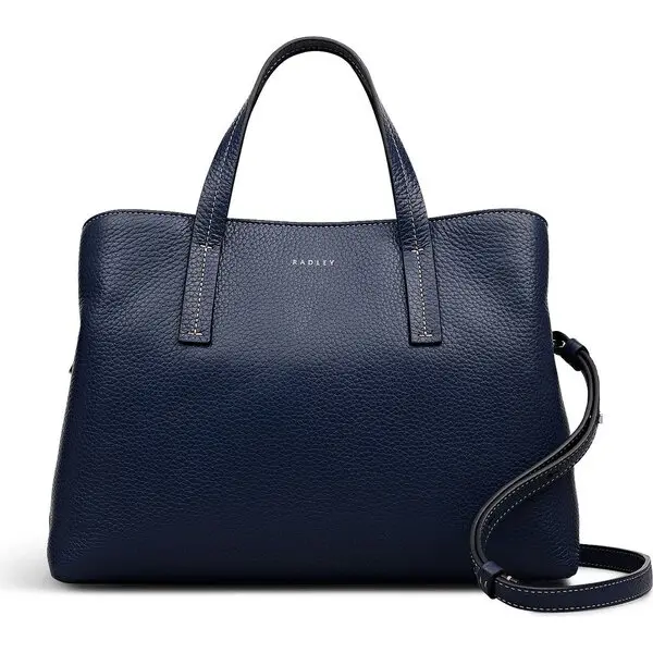 RADLEY Dukes Place Zip-top Satchel Bag - Naval