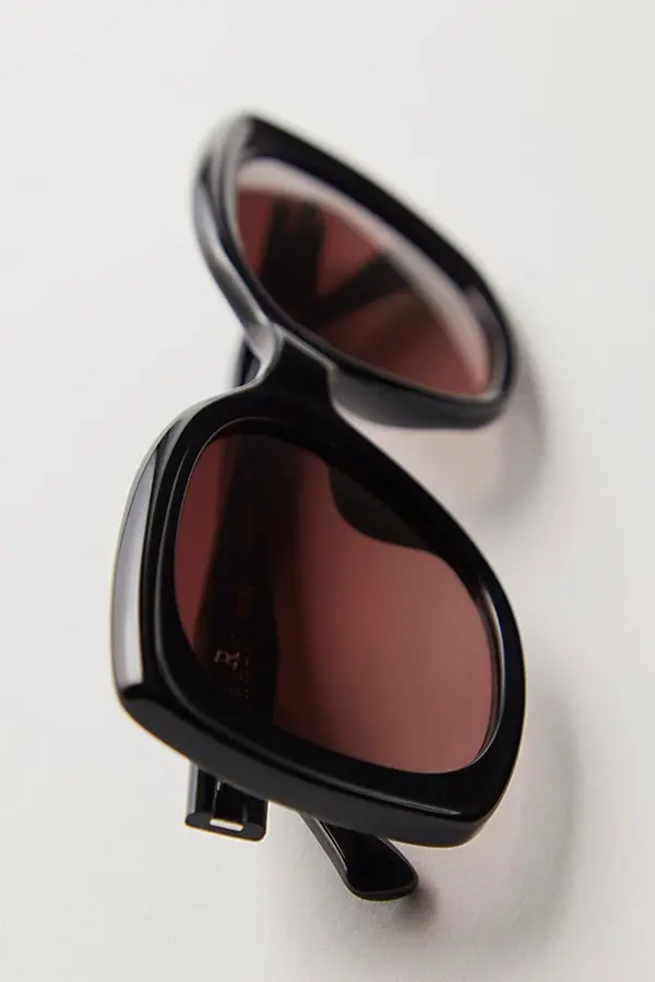 Raen Ronzy Sunglasses - Recycled Black/scarlet