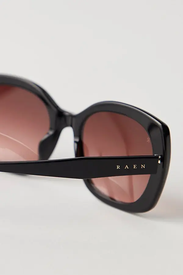 Raen Ronzy Sunglasses - Recycled Black/scarlet