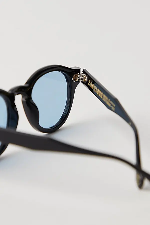 Raen Zelti Sunglasses - Recycled Black/blue