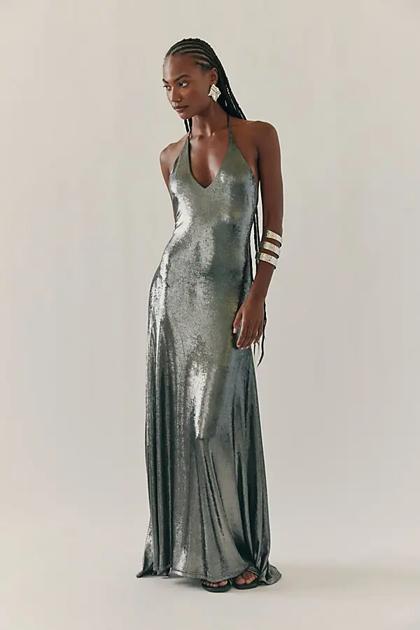 mercury grey dress Patou main image 0