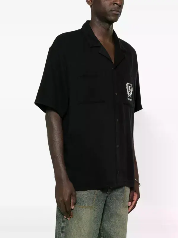 REPRESENT Logo-embroidered Shirt