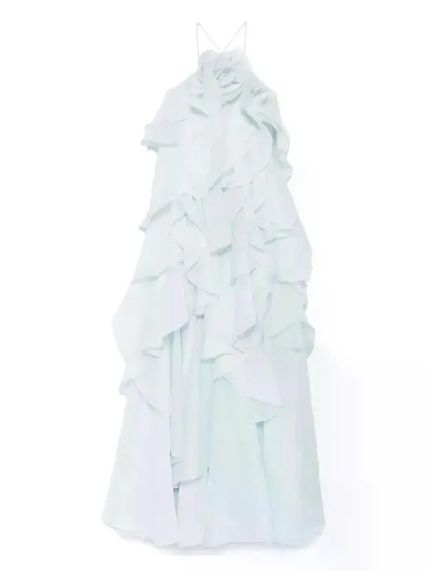 Aje Pandorea Layered Maxi Dress - Blue