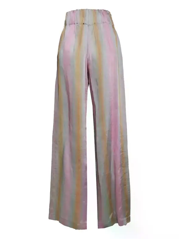 Aspesi Striped Wide-leg Trousers