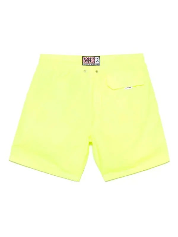 MC2 SAINT BARTH Drawstring Swim Shorts - Yellow