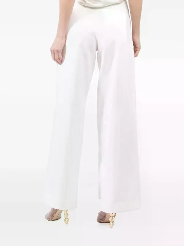 Françoise Buttoned Cotton Trousers