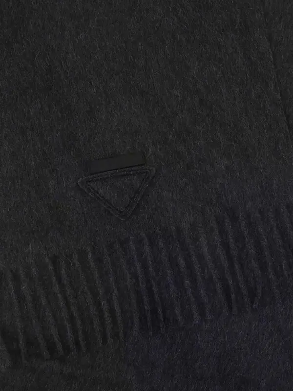 Prada Cashmere Scarf - Grey