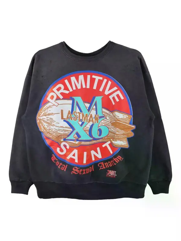 SAINT MXXXXXX Logo-print Sweatshirt