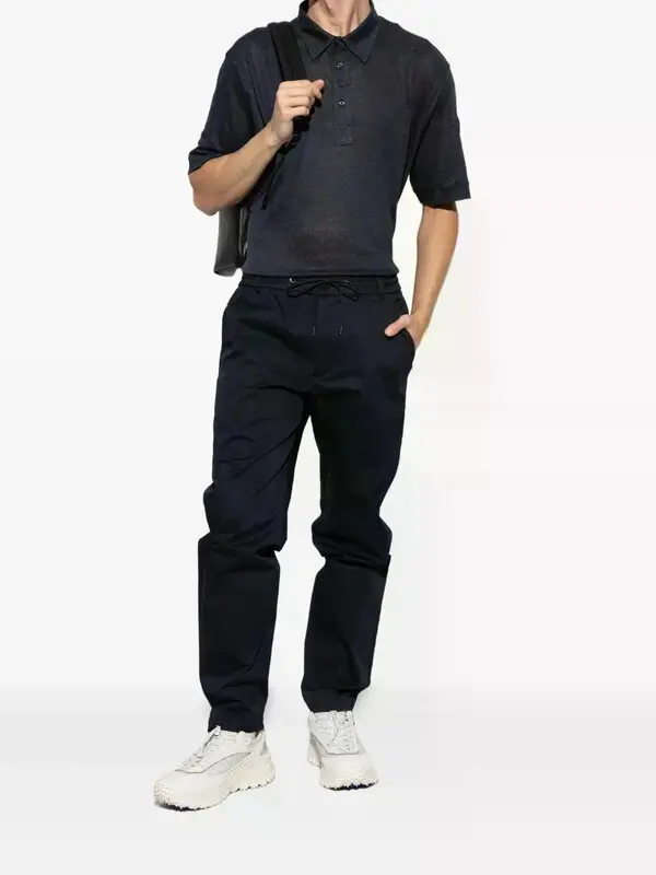 Moncler Linen Polo Shirt