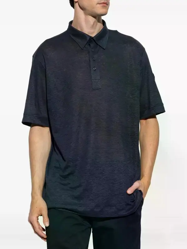 Moncler Linen Polo Shirt