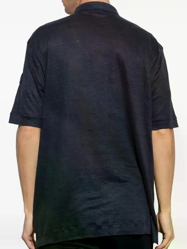 Moncler Linen Polo Shirt