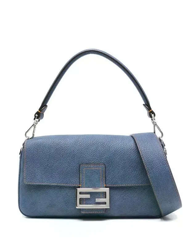 Fendi Baguette Shoulder Bag - Blue