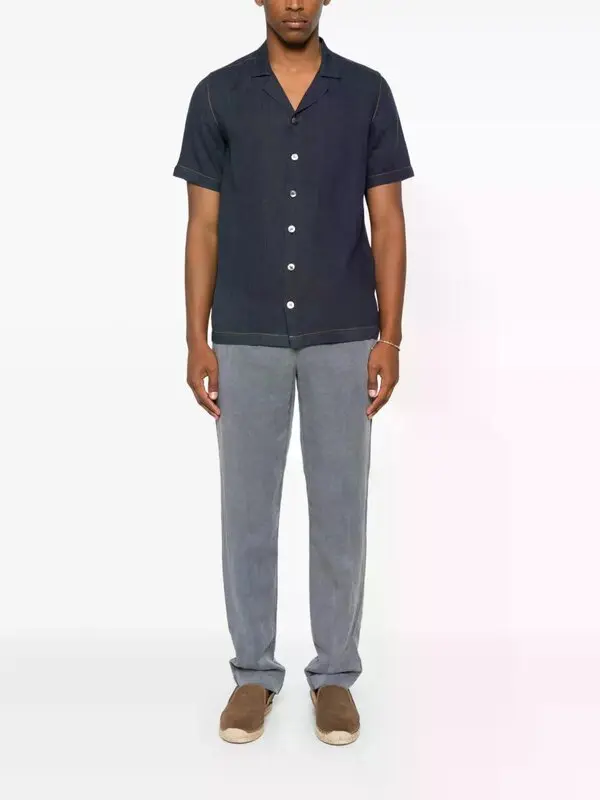 BERWICH Belt-loops Trousers - Blue