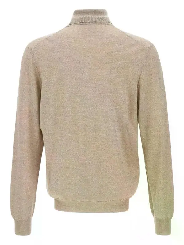 GRAN SASSO Wool Roll Neck Sweater - Neutrals