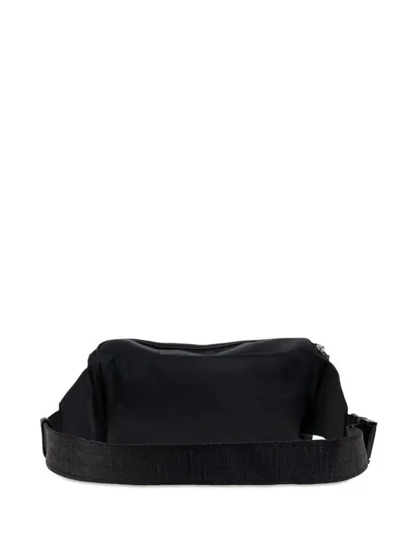 Versace La Medusa Nylon Belt Bag - Black