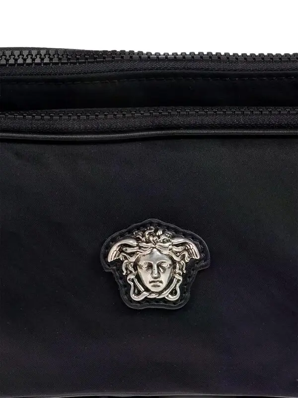 Versace La Medusa Nylon Belt Bag - Black