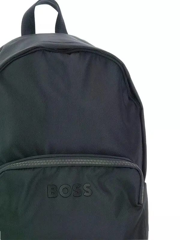 BOSS Logo-print Backpack - Blue