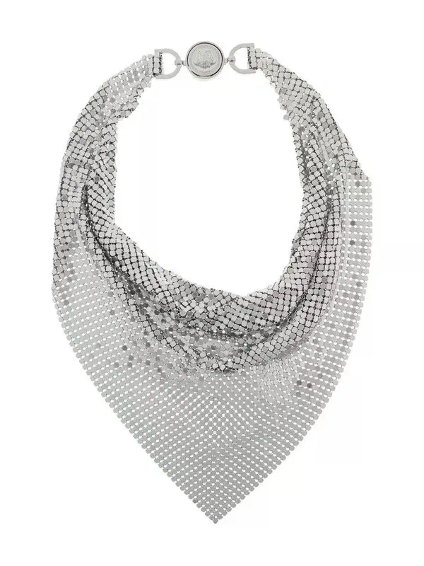 Versace Medusa Chainmail Necklace - Silver