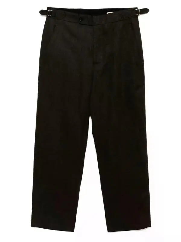 BODE Side-buckle Trousers - Brown