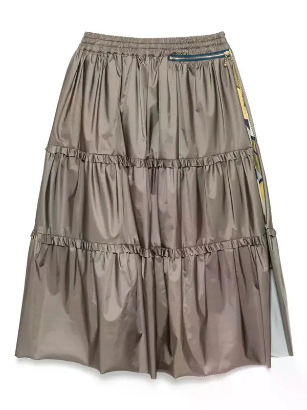 Kolor Layered Skirt - Neutrals