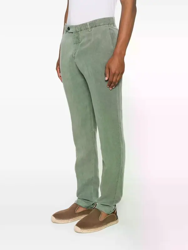 BERWICH Belt-loops Trousers - Green
