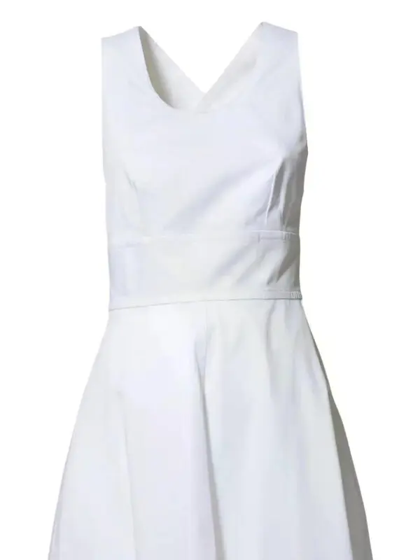 Aspesi Sleeveless Flared Dress - White