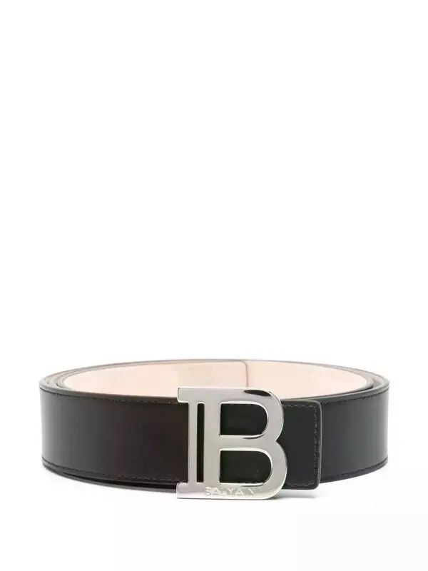 Balmain Logo-buckle Belt - Black