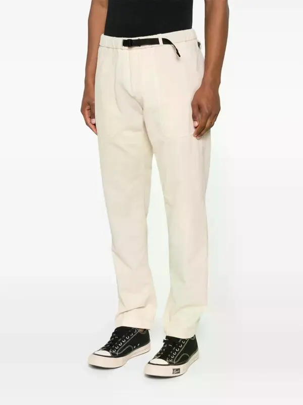 WHITE SAND Cotton Trousers - Neutrals