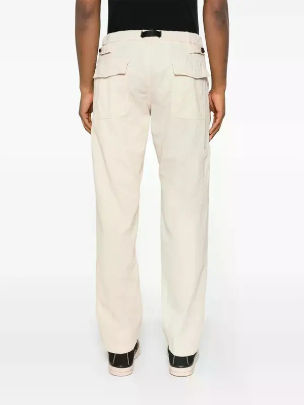 WHITE SAND Cotton Trousers - Neutrals