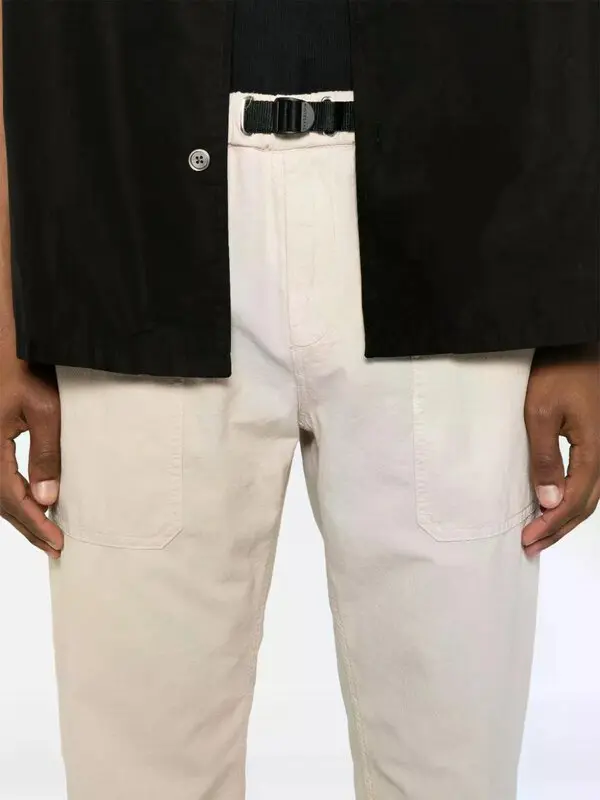 WHITE SAND Cotton Trousers - Neutrals