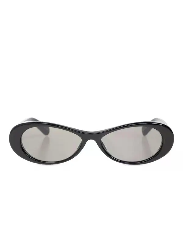 Jacquemus Logo-print Sunglasses - Black
