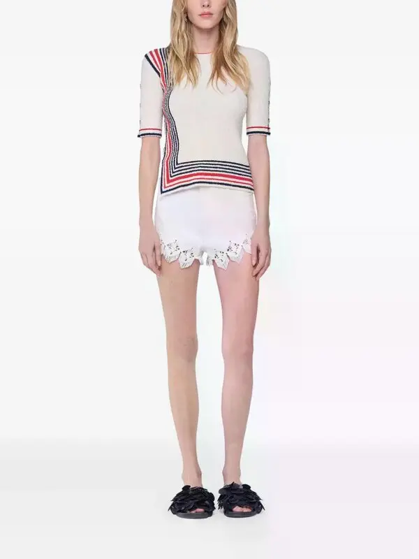 Rabanne Striped Knit Top
