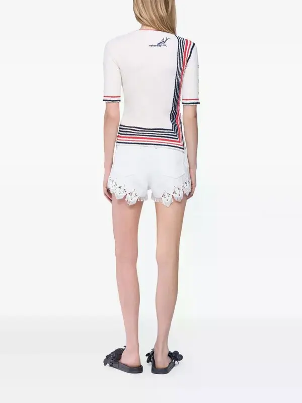 Rabanne Striped Knit Top