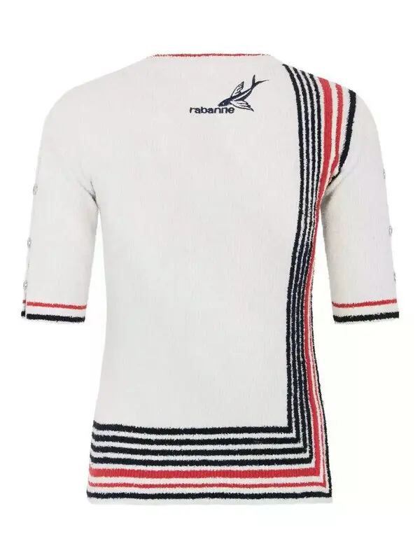 Rabanne Striped Knit Top
