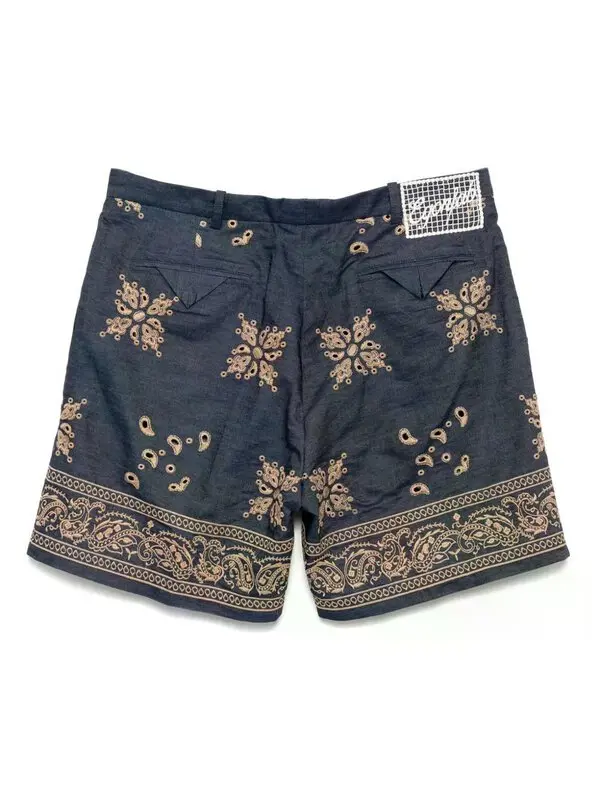 EGONLAB Embroidered Lace Shorts