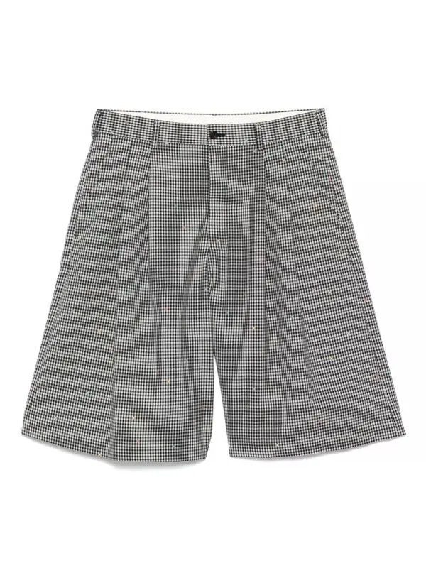 Comme Des Garçons Plaid Tailored Shorts