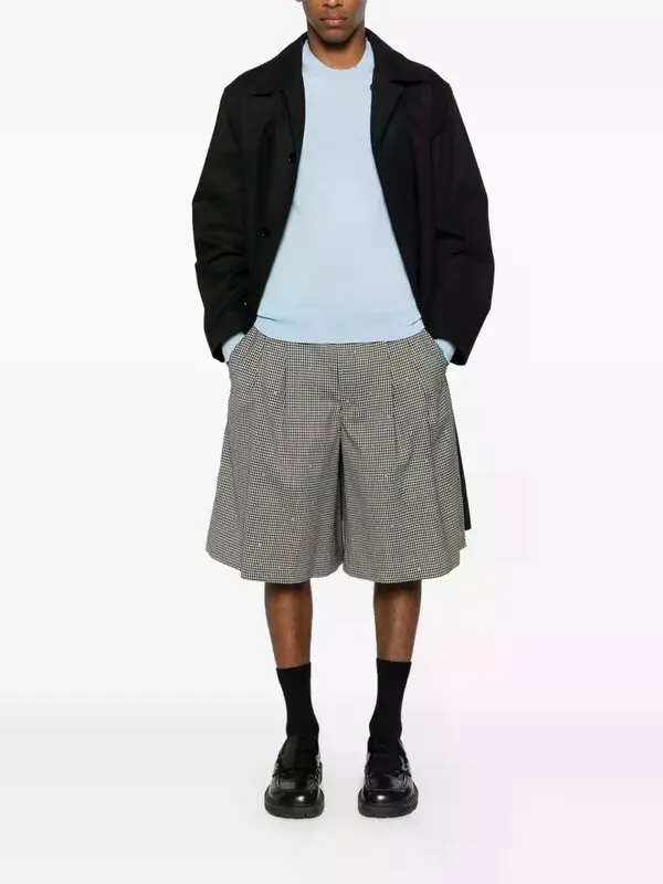 Comme Des Garçons Plaid Tailored Shorts
