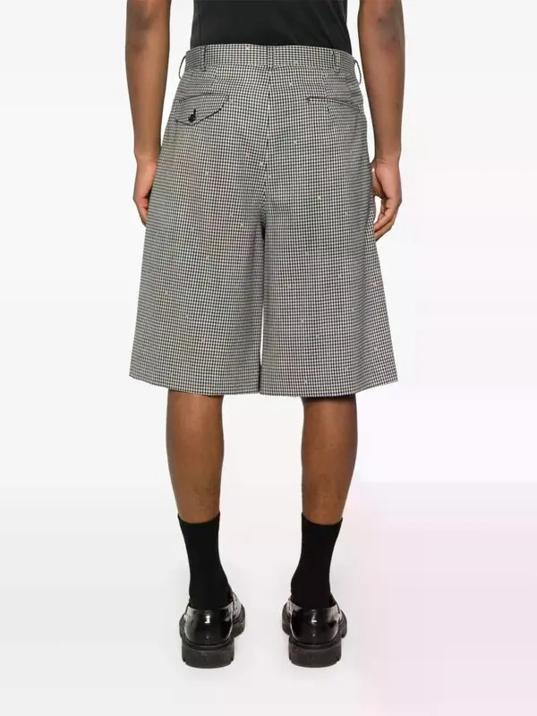 Comme Des Garçons Plaid Tailored Shorts